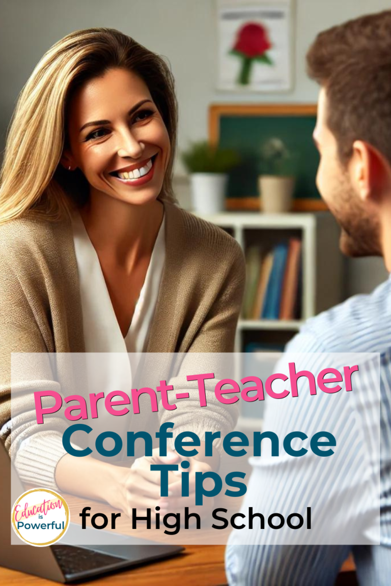 Parent-Teacher Conference Tips for High School - Education is Powerful